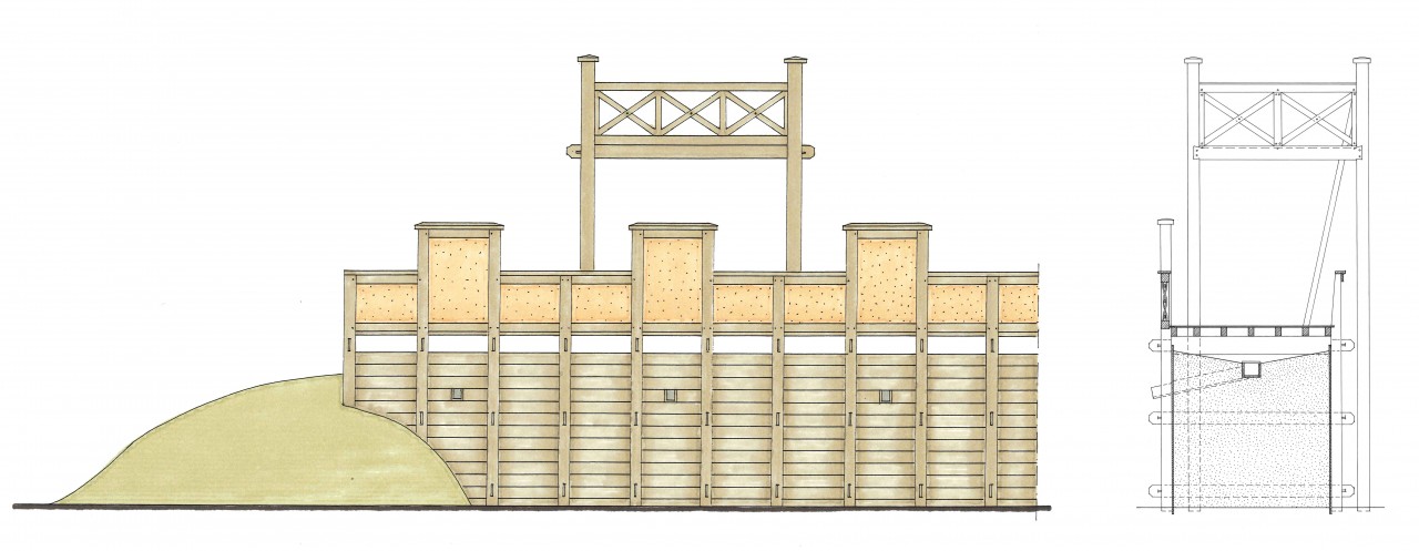 Roman Reconstructions — – I – The earth and timber rampart of the ...