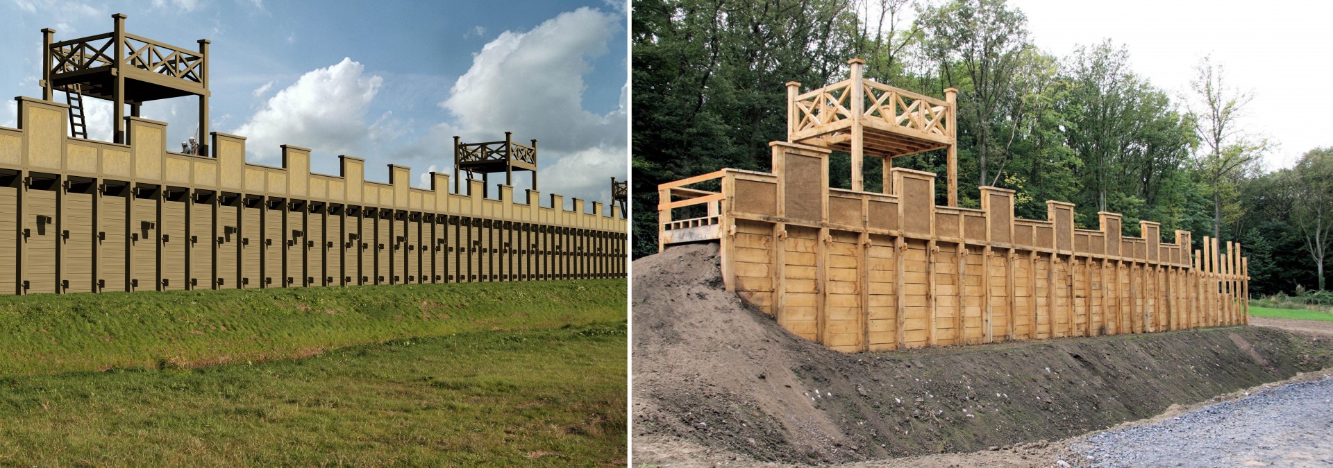 Roman Reconstructions — – I – The earth and timber rampart of the ...