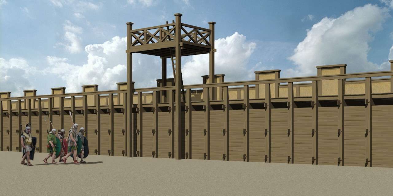 Roman Reconstructions — – I – The earth and timber rampart of the ...