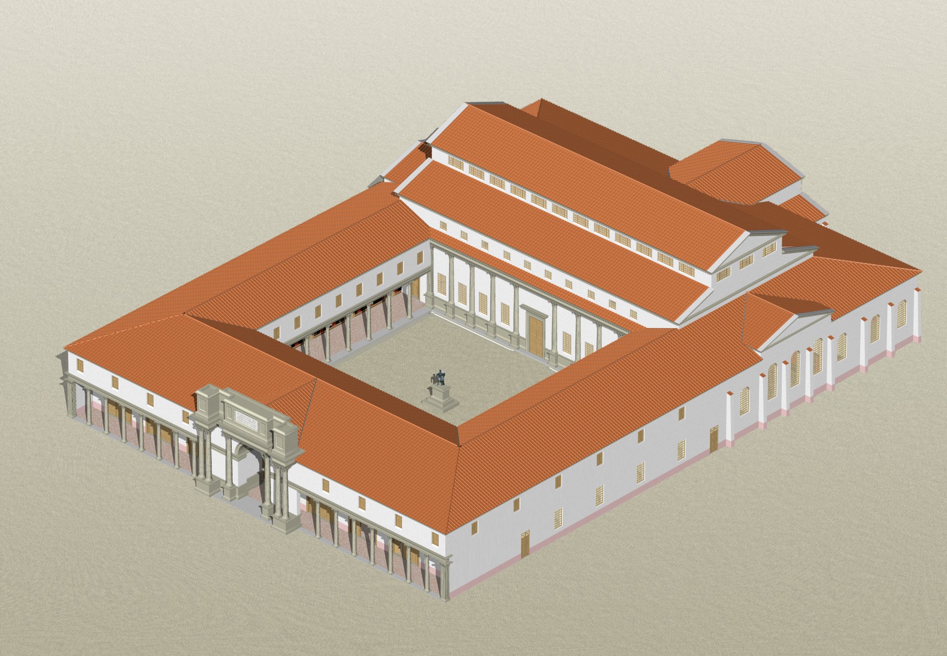 Roman Reconstructions — – I – Headquarters (principia) at the fort of ...