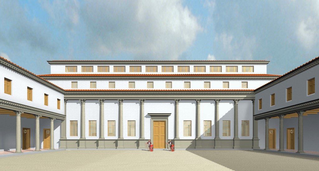Roman Reconstructions — – I – Headquarters (principia) at the fort of ...