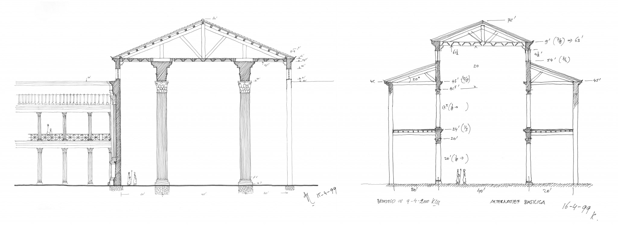 Roman Reconstructions — – I – Headquarters (principia) at the fort of ...