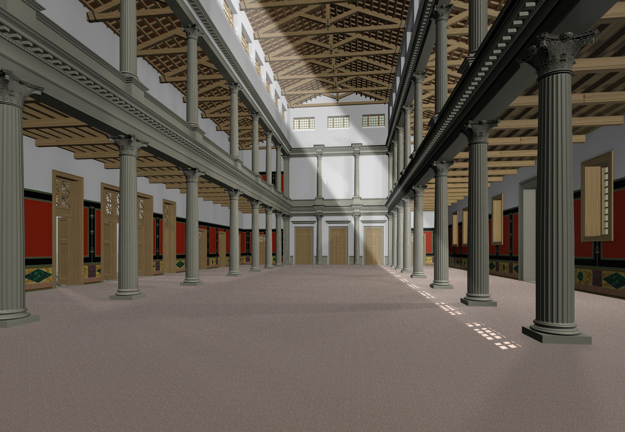 Roman Reconstructions — – I – Headquarters (principia) at the fort of ...